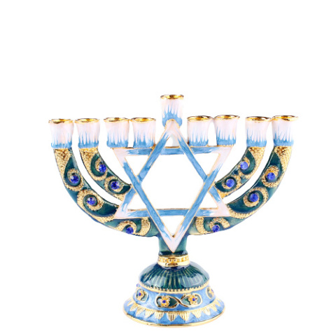 Świeczniki żydowskie - Chanuka | Kosmetyki z Morza Martwego Judaika